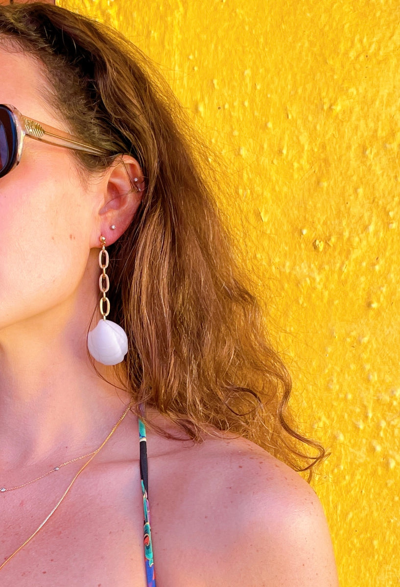 The Annie Shell Earrings | Reshelled Jewelry